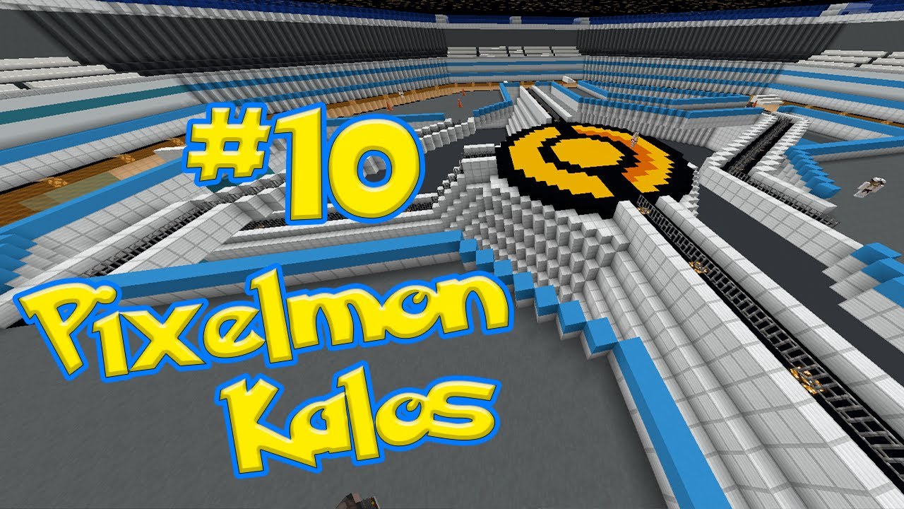 Fight Gym a naše první Mega Evoluce!! | Pixelmon Kalos Adventure Map w ...