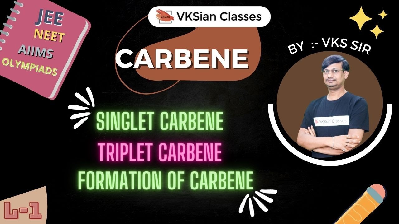 Reaction Intermediate | Carbene | Singlet & Triplet Carbene | Formation ...