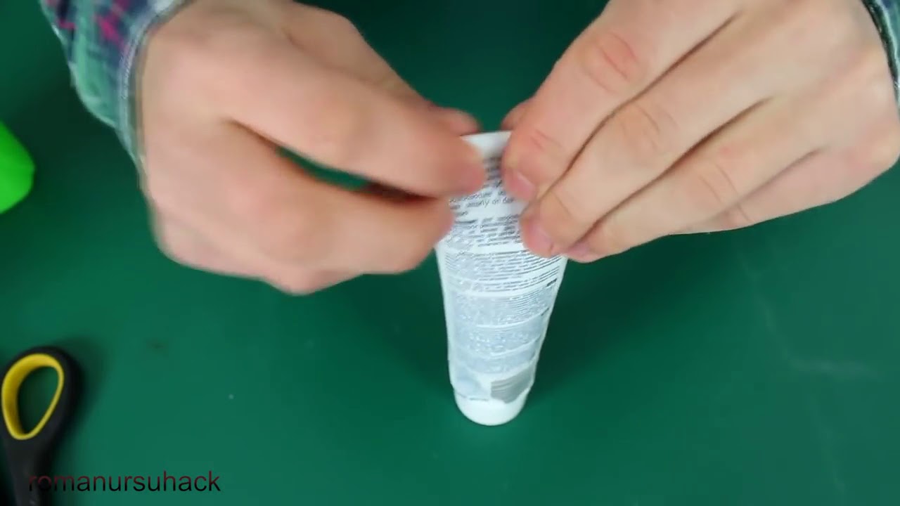 HOW TO MAKE a REUSABLE Toothpaste Tube The Life Hacker - YouTube