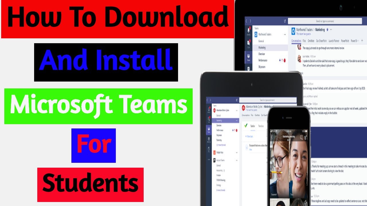 How To Download And Install Microsoft Teams On Laptop | Students ...