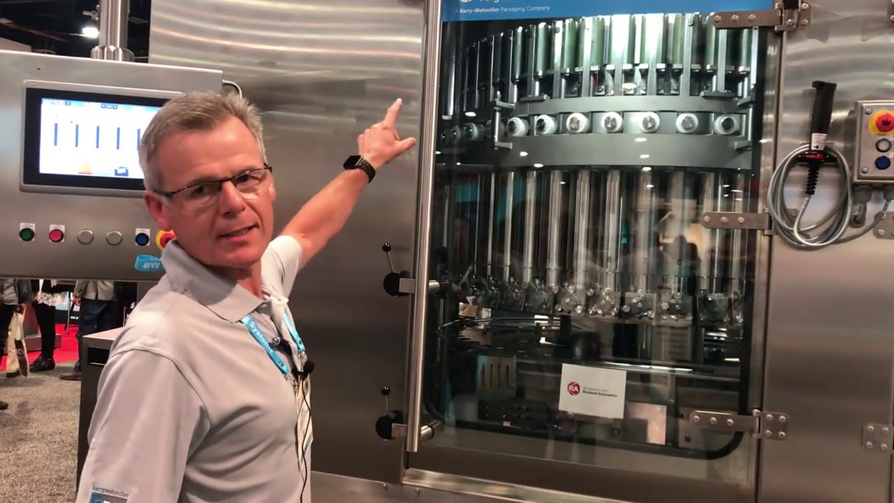 Hema PSA Monobloc Filler Seamer for Dairy products at Pack Expo - YouTube