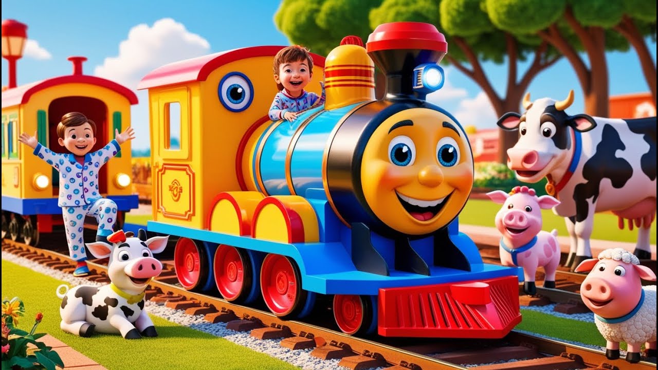 Wheels on the Train | Fun Train Songs for Kids | LEARN KARIO G - YouTube