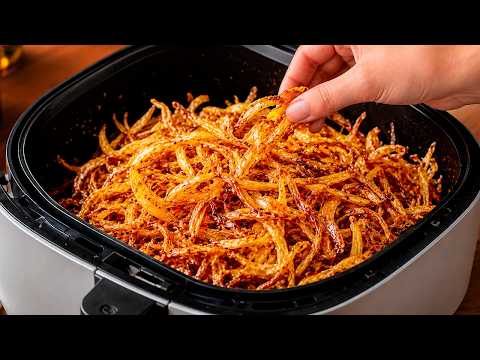 Herkesin konuştuğu yeni Air Fryer Soğan Tarifi! Artık soğan kızartmıyorum!