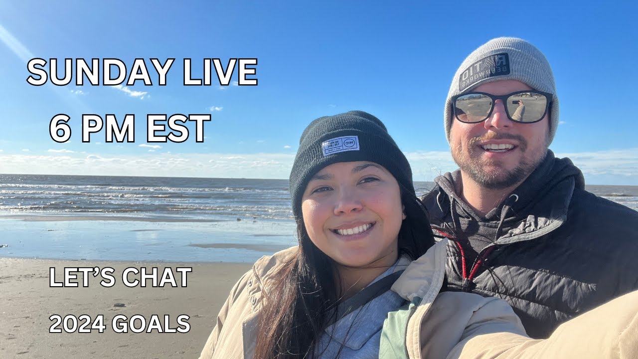 SUNDAY LIVE | WEEKLY CHAT | 2024 GOALS - YouTube