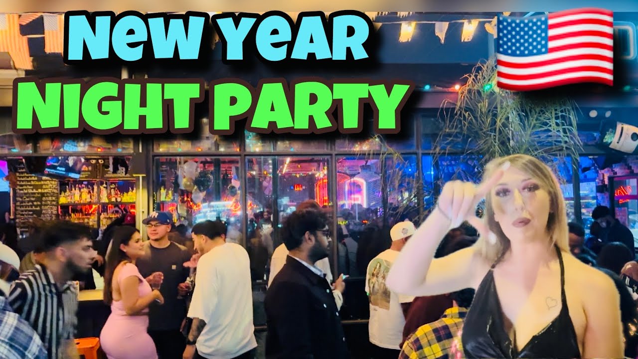 New year night party in USA|Houston nightlife|new year 2024 party night ...