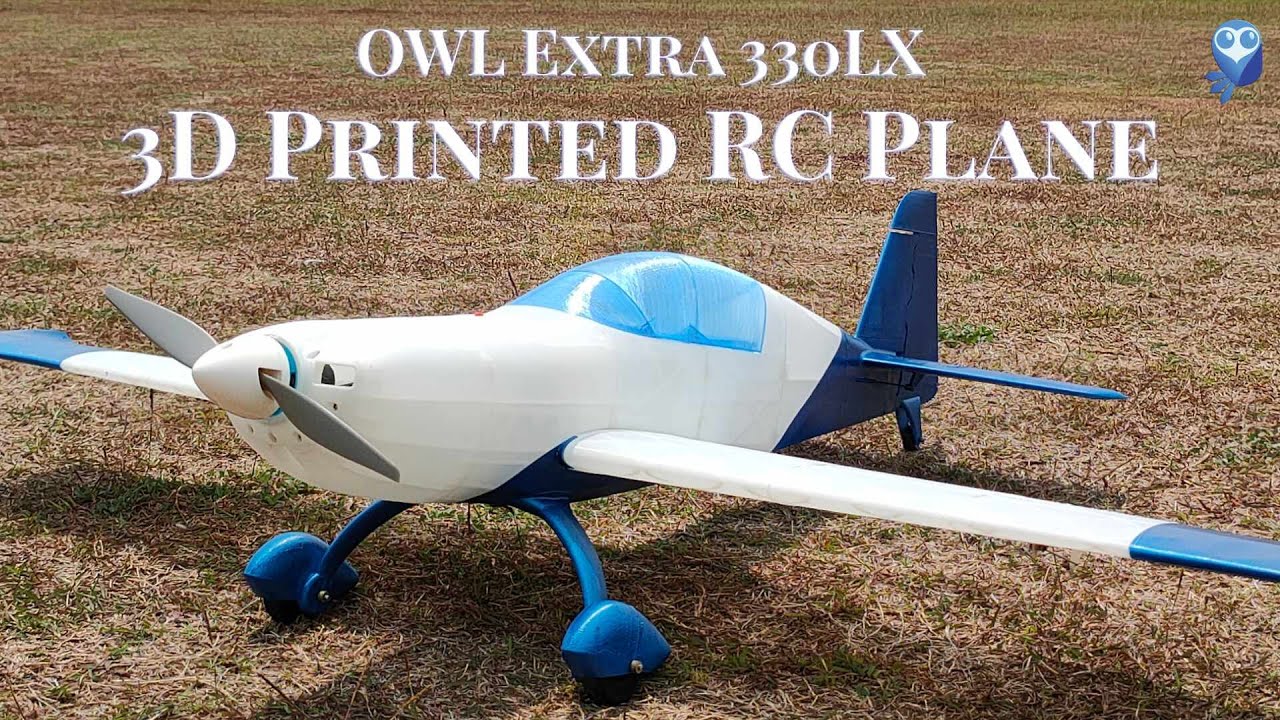 OWL Extra 330LX - 3D Printed RC Plane from OWLplane.com - YouTube