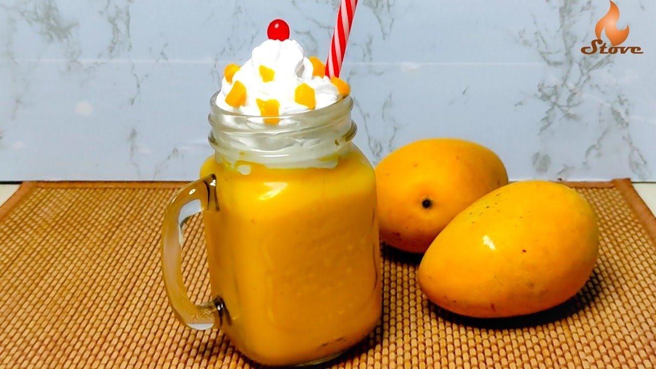 Mango Frappe Quick & Easy Recipe | Mango Drink Recipe | StarBucks style ...