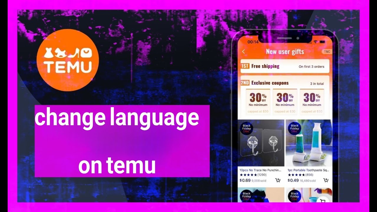 How To Change Language On Temu (EASY)2025 - YouTube