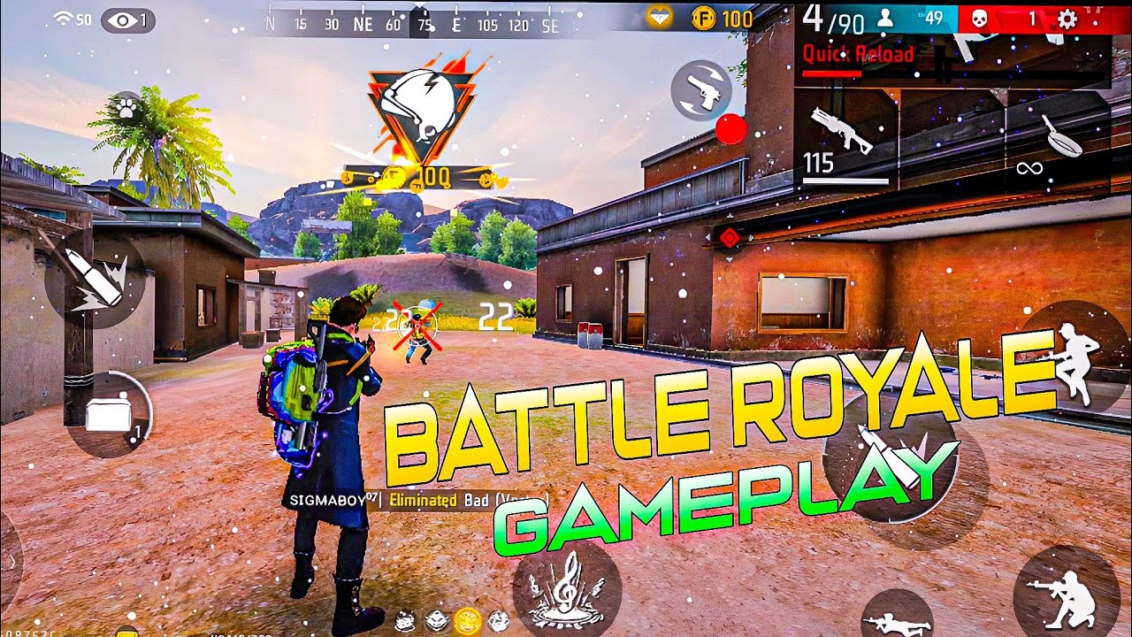 Free Fire MAX Gameplay 🔥 BATTLE ROYALE | 10 KILLS | Mobile Gameplay #68 ...