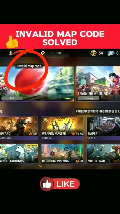 invalid map code solved 🍷👍 ll #shortsfeed #shorts #freefire #craftland #solved @dilluoficial ...
