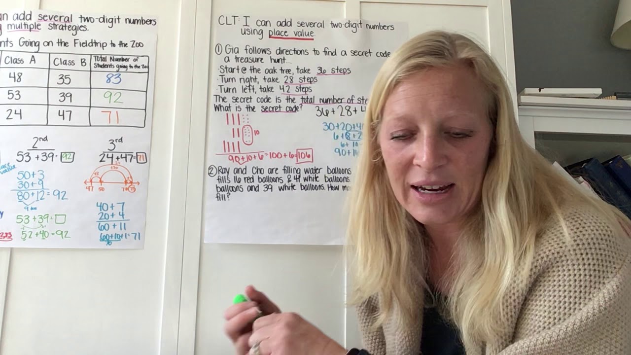 Lesson 15 Add Several Two Digit Numbers YouTube Lesson 15 Add Several Two Digit Numbers YouTube
