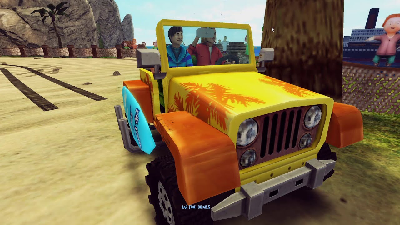 Nick Racers Revolution 3D - Paradise Bluffs - YouTube