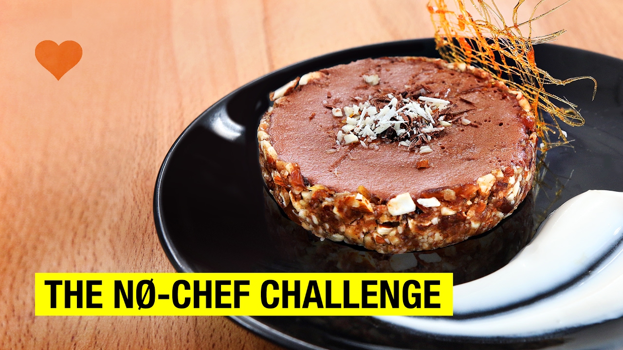 NO-CHEF Chocolate Mousse Tart, Caramel & Almond Cream ! It's all love ...