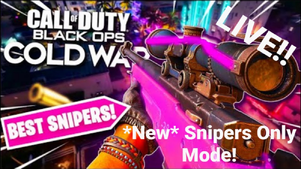 🔴 *NEW* Snipers Only Mode on Black Ops Cold War! LvL 484 (COD BOCW ...