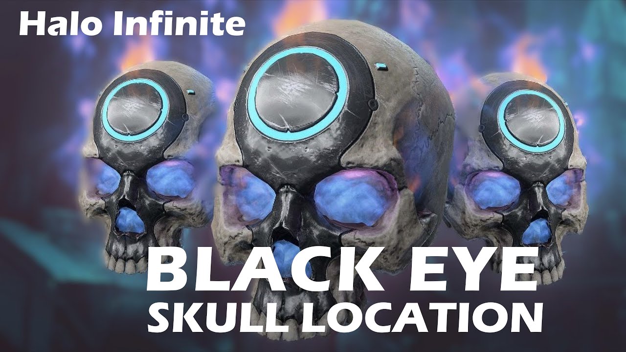 Black Eye Skull Location - Halo Infinite - YouTube