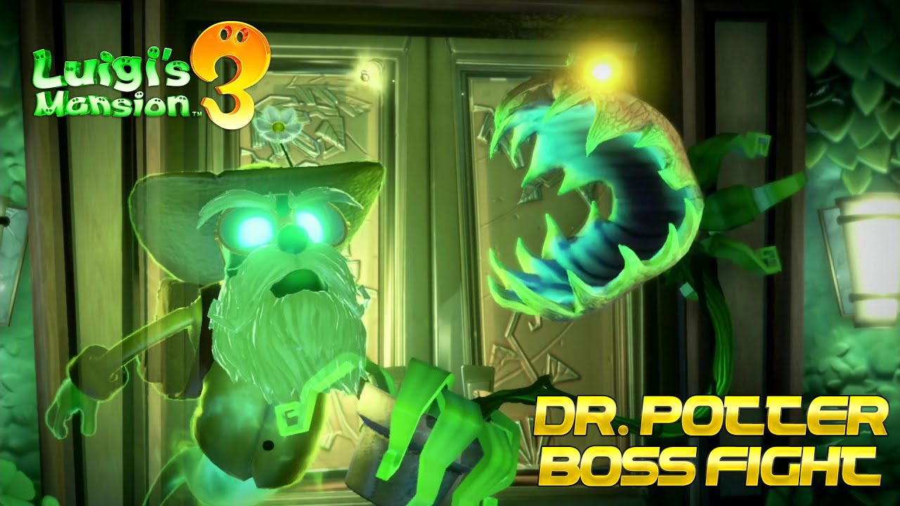 Luigi's Mansion 3 - Boss Ghost - 7F - Dr. Potter (7th Boss) - YouTube