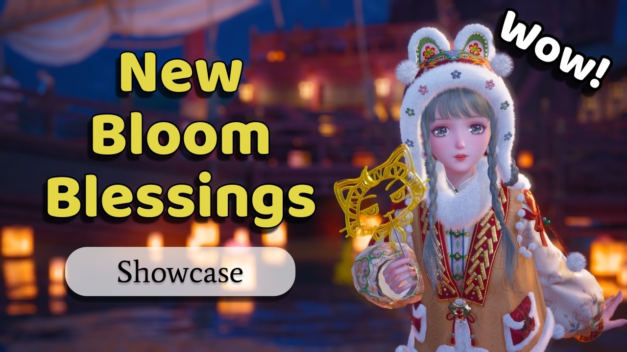 New Bloom Blessings Outfit Showcase | Infinity Nikki Version 1.2 - YouTube
