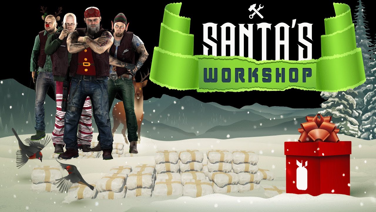 Payday 2:Santa's Workshop Heist (Euro Bag Simulator Achievement) - YouTube