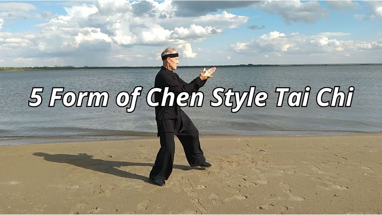 5 Form of Chen Style Tai Chi ☯ Three steps forward - YouTube
