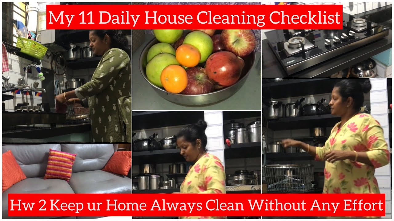 11 Everyday Habits For A Clean Home - Tips For Keeping Home Clean - YouTube