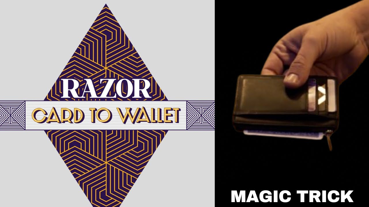 Razor Card to Wallet Magic Trick by Josh Burch - YouTube
