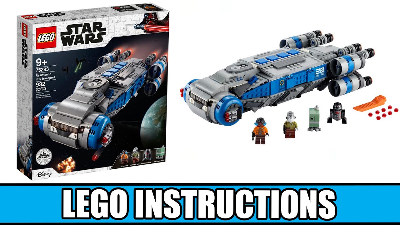 LEGO Instructions: How to Build LEGO Resistance I-TS Transport - 75293 ...