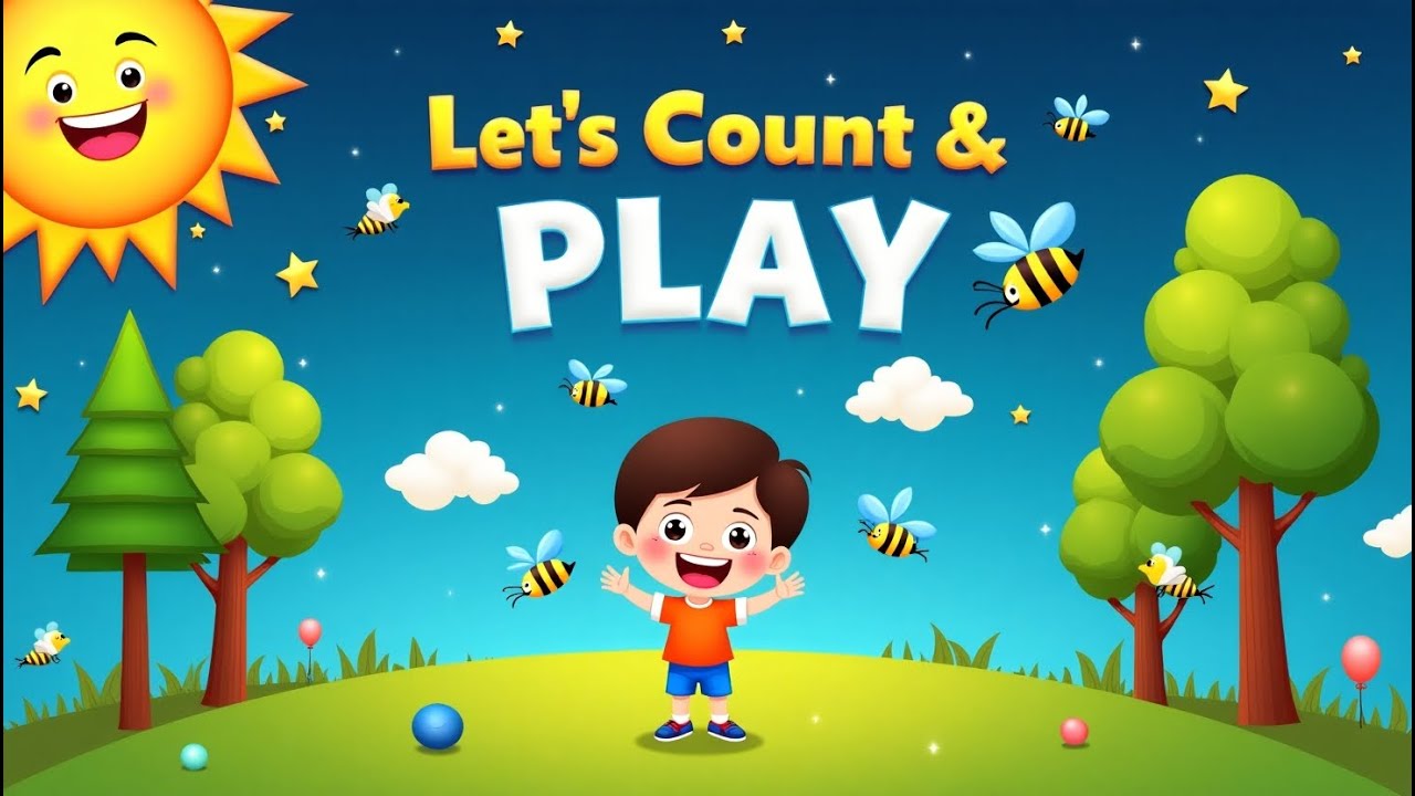 🎶 Let's Count & Play! Fun Numbers Song for Kids 🎶 | Learn 1 to 10 with ...