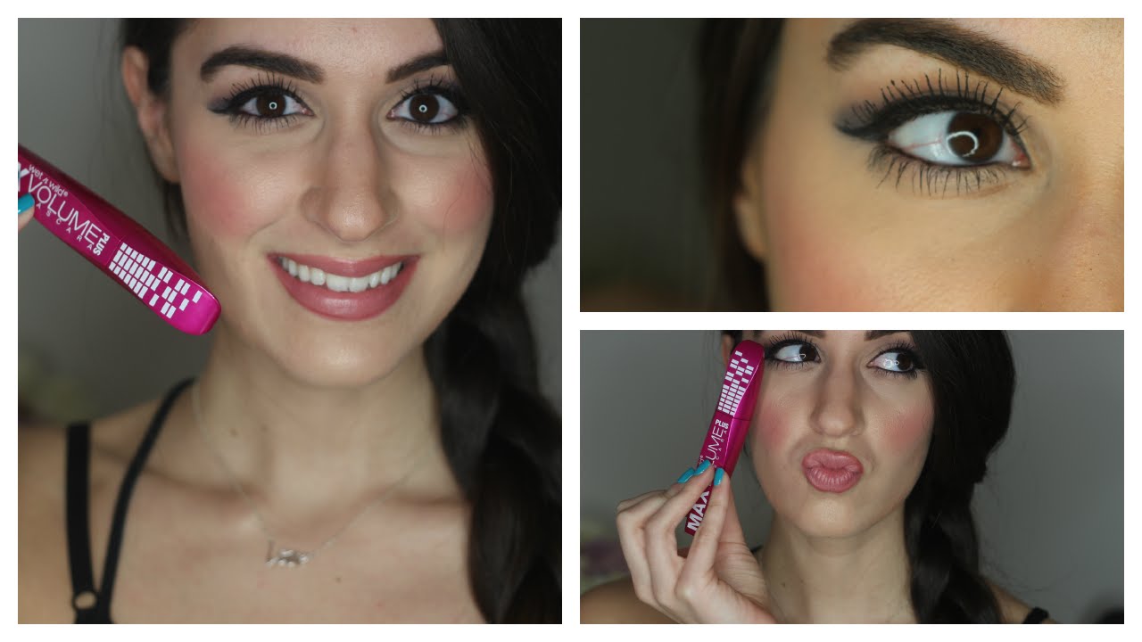 FIRST IMPRESSION! Wet 'n' Wild Lash Out Loud Max Volume Mascara - YouTube