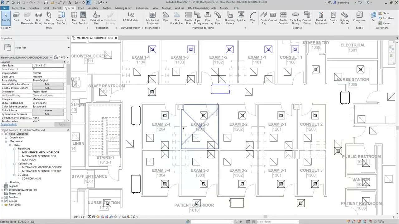 7.HVAC(Creating a Duct System in Revit - A Step-by-Step Guide) - YouTube