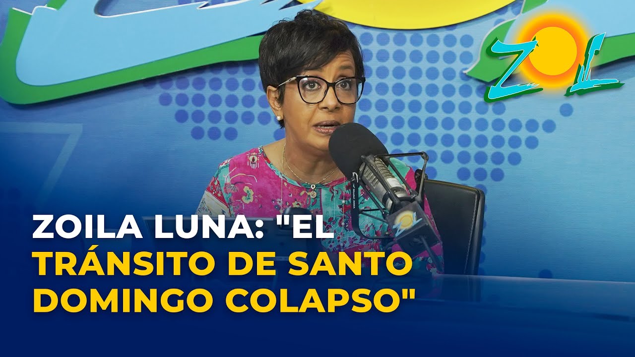 Zoila Luna: "El tránsito de Santo Domingo colapso" - YouTube