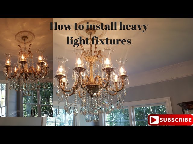 Ceiling Light Electrical Box For Heavy Chandelier | Shelly Lighting