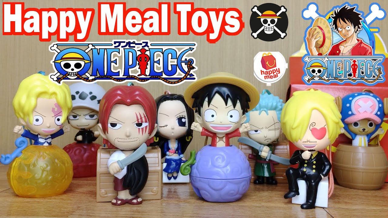 ONE PIECE McDonald's Happy Meal Unboxing - YouTube