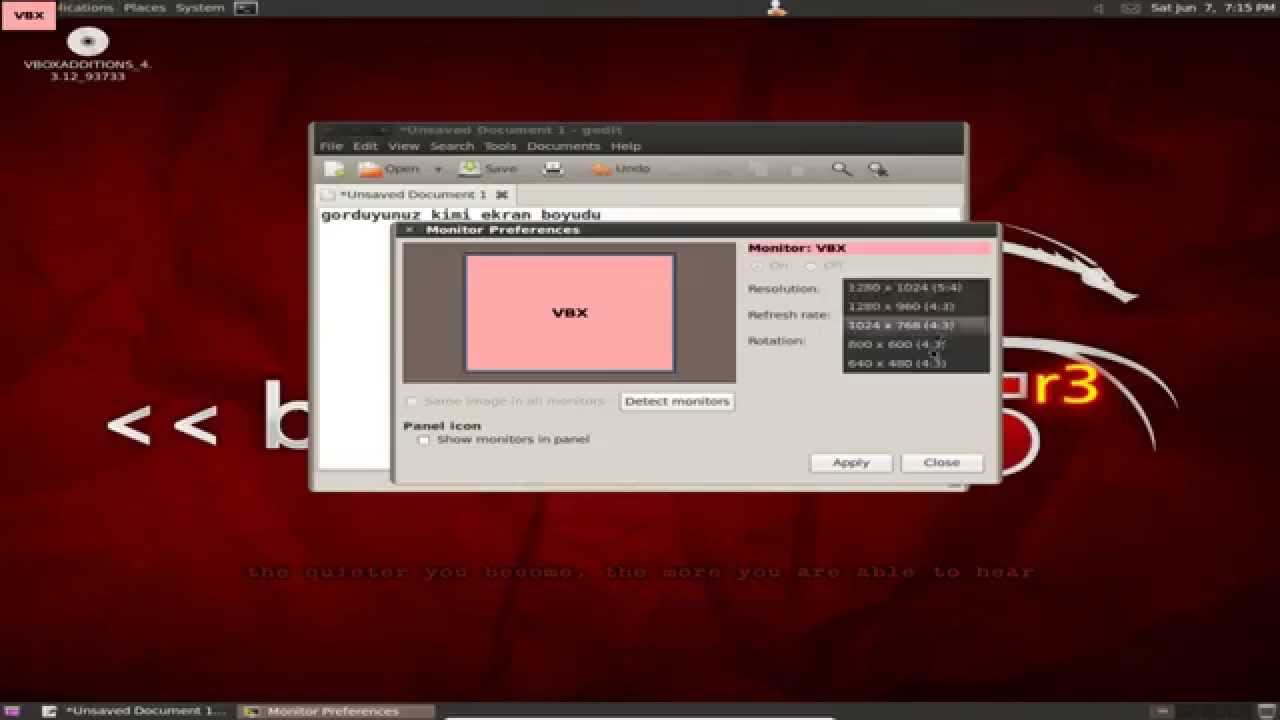 Backtrack unknown monitor problem fix tutorial - YouTube