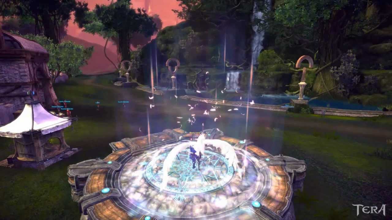 TERA Online - Allemantheia to Tria Flight - YouTube