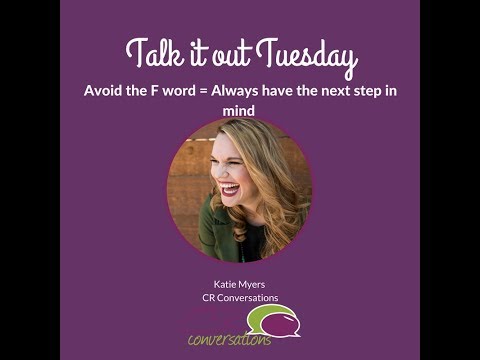 - Talk it out Tuesday - Always have the next step in mind - YouTube