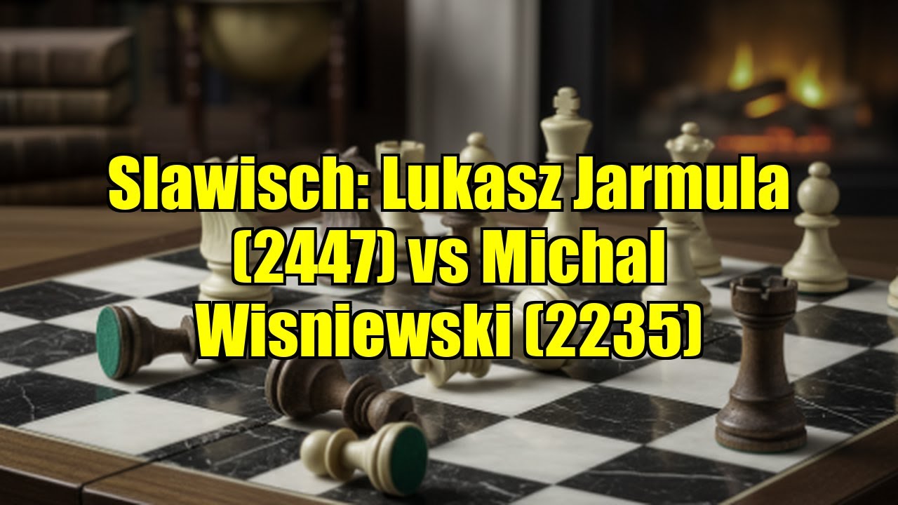 Slawisch: Lukasz Jarmula (2447) vs Michal Wisniewski (2235) - YouTube