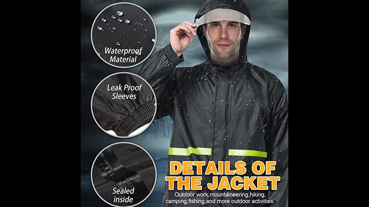 Top Quality Complete Water Proof Rain Coat - YouTube