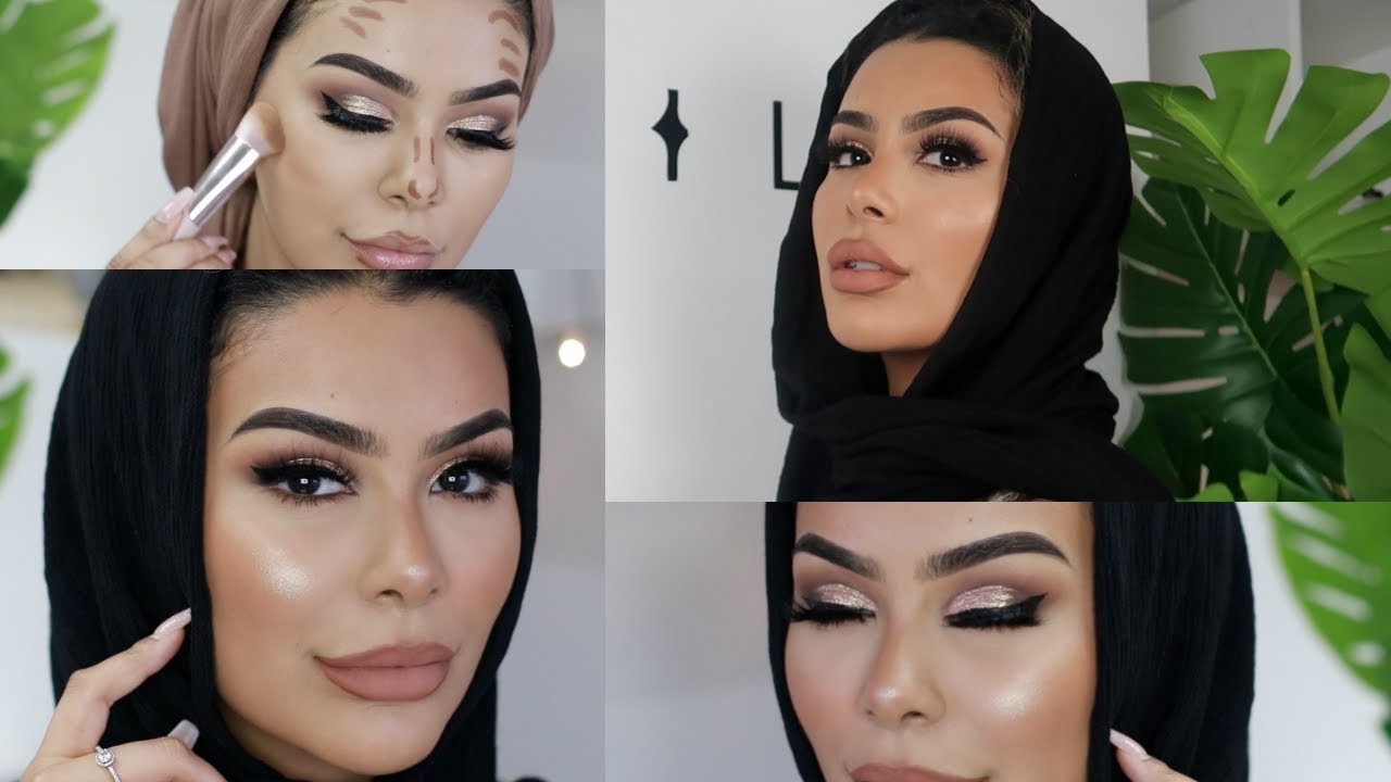 GOLD CUT CREASE FULL GLAM TUTORIAL | HABIBA DA SILVA - YouTube