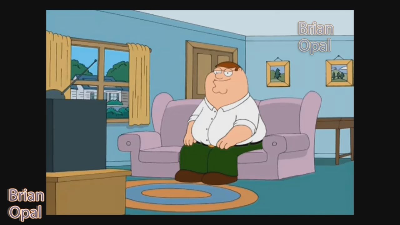 Family Guy - Peter sat watching the movie alone - YouTube