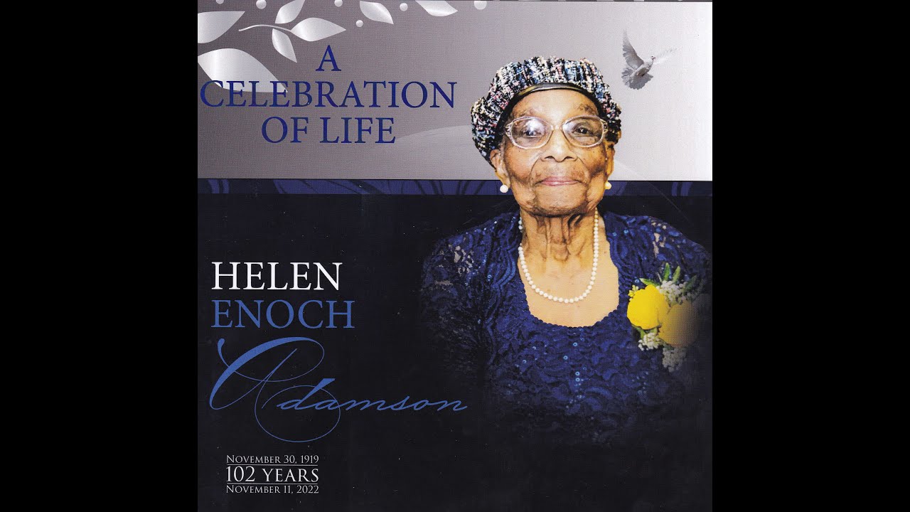 Helen Adamson - Funeral Service - YouTube