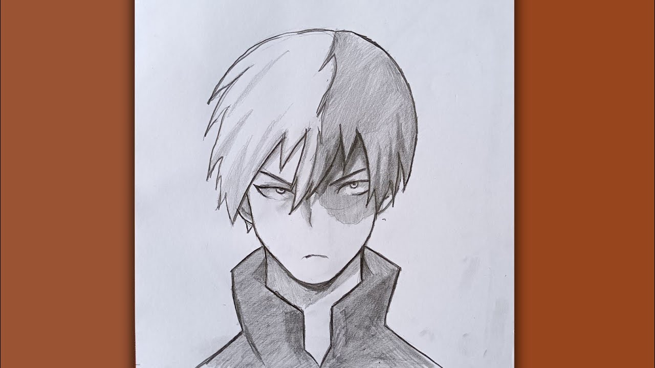 Anime Drawing Todoroki Shoto | Easy Drawing Anime - YouTube