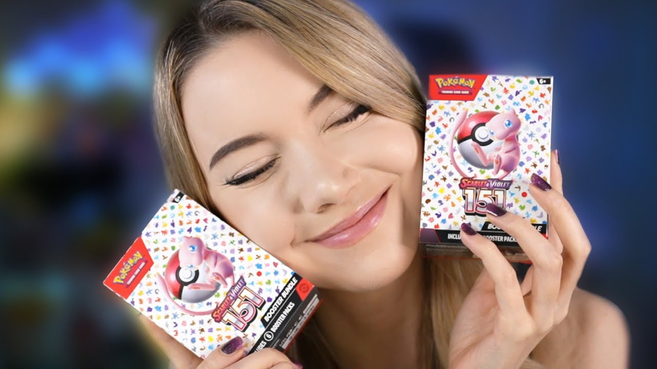 ASMR | Opening The Rare 151 Expansion Pokemon Card Packs - YouTube