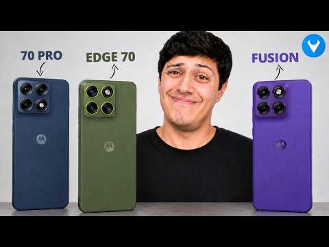 Moto EDGE 70 PRO vs EDGE 70 FUSION vs EDGE 70 qual o MELHOR para você? 99% ERRAM!