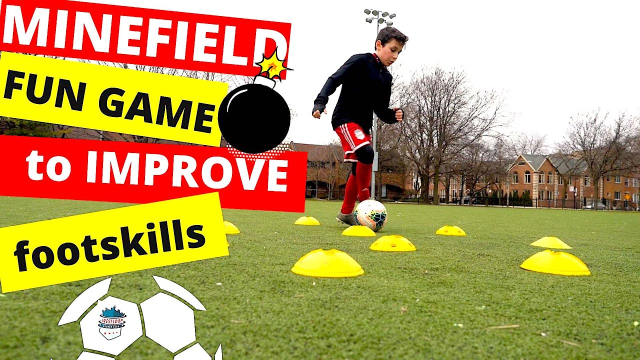Ball Mastery | Minefield | Fun Game to Improve Soccer Skills ⚽ - YouTube