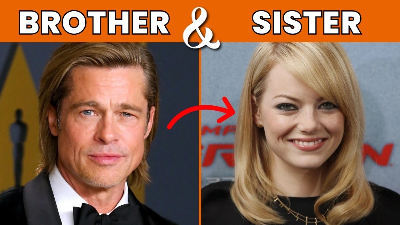 FAMOUS CELEBRITY SIBLINGS YOU DIDN’T KNOW WERE RELATED! - YouTube