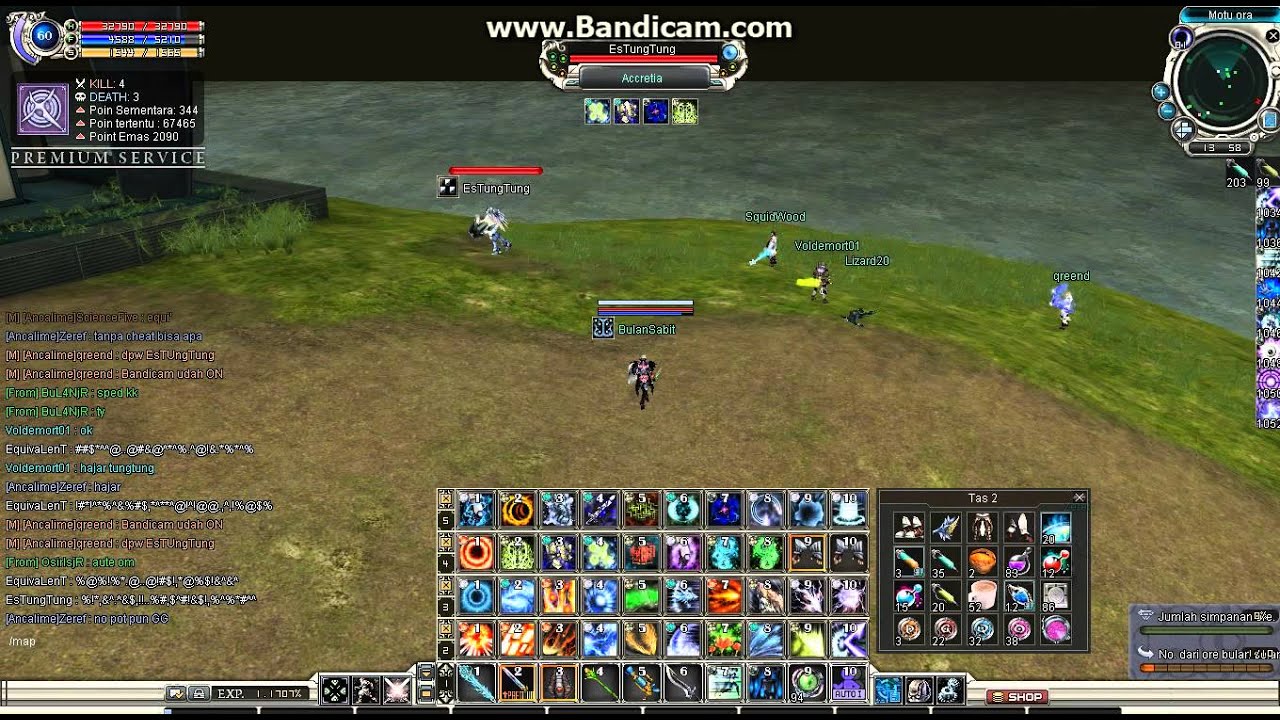 EsTungTung Menggunakan Cheat Damage, Defense, dll di map Elan Plateau ...