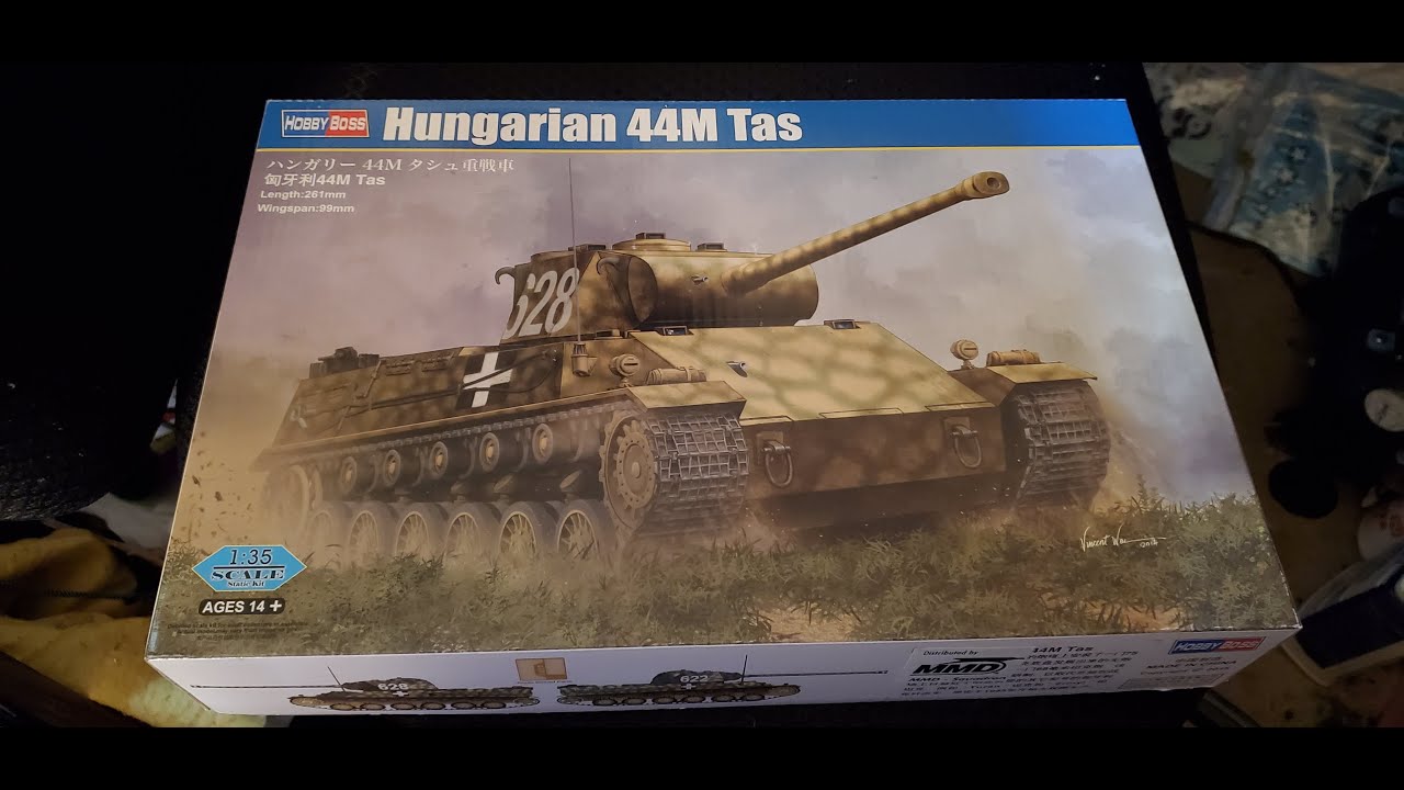 1/35 Scale Hungarian 44M Tas Tank Build Video - YouTube