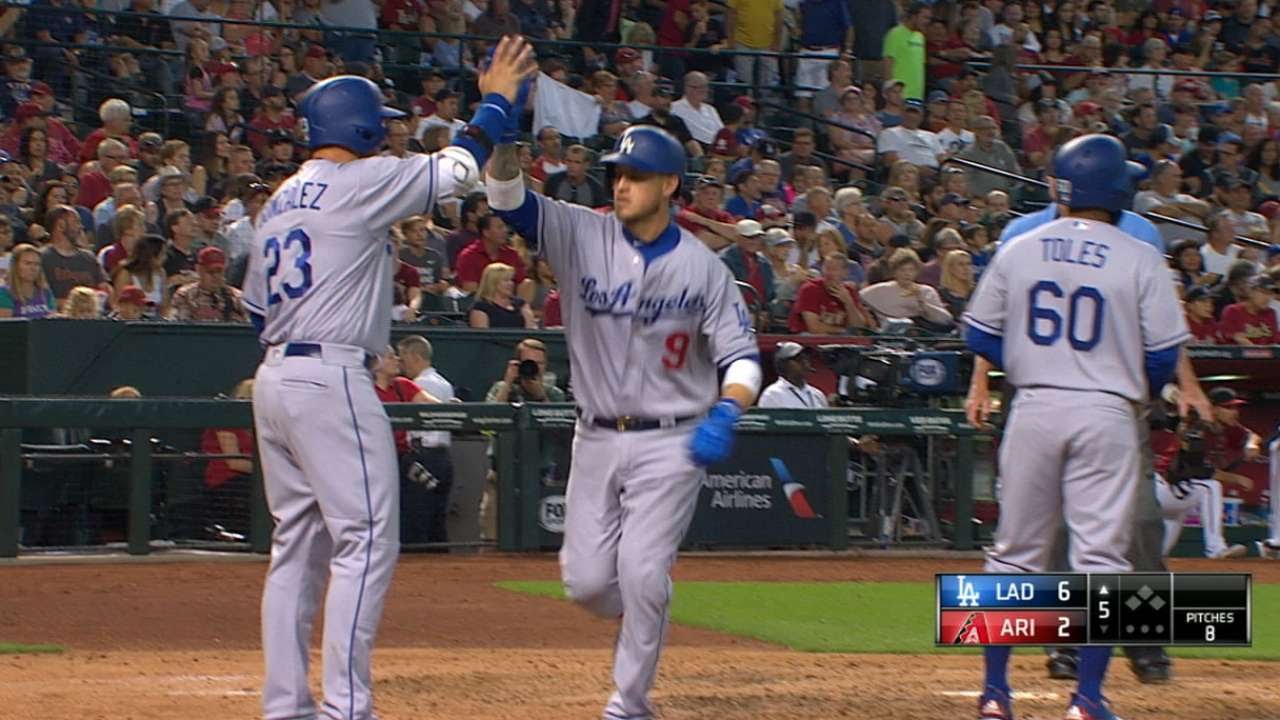 4/23/17: Six-run 5th inning fuels Dodgers to 6-2 win - YouTube