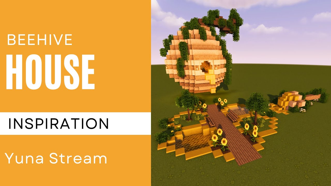 Minecraft Beehive House Inspiration/Idea | Bienenstock Haus inspiration ...