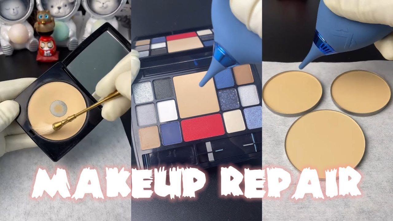 10 minutes of Satisfying Makeup Repairing and Cleaning Collection ...